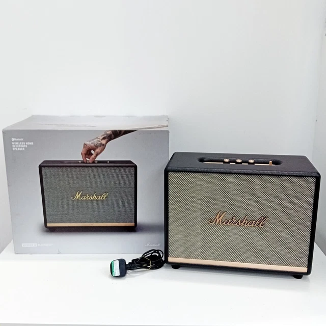 MARSHALL WOBURN II Wireless Home Bluetooth Speaker Cable Original Box ...