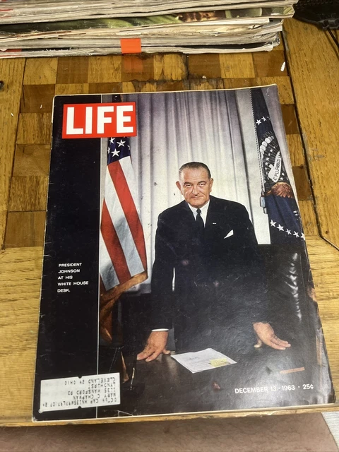 LIFE MAGAZINE DECEMBER 13 1963 LYNDON JOHNSON COVER Post Kennedy ...