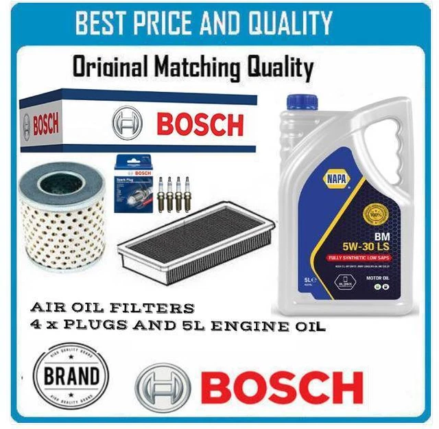 BOSCH AIR OIL Filters 4 X Spark Plugs 5L Engine Oil For Lada ...