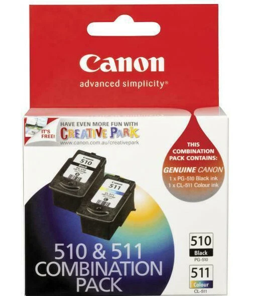 CANON PG510 510 Black CL511 511 Colour Printer Ink Cartridge For PIXMA ...