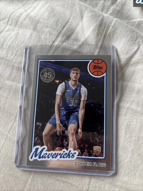 TOPPS 2025/26 NBA Cooper Flagg 45th Anniversary Rookie Card £10.78 ...