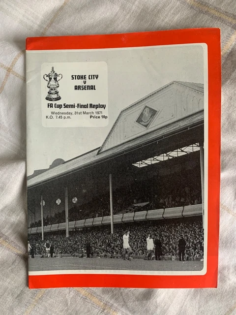 STOKE CITY V Arsenal (FA Cup Semi-Final Replay) 1961 £2.00 - PicClick UK