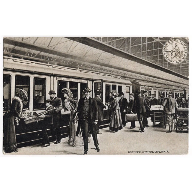 LIVERPOOL RIVERSIDE RAILWAY Station Postcard, Unused £5.99 - PicClick UK