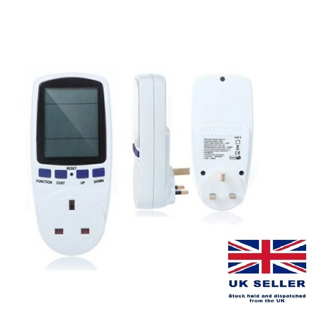 Electricity Usage Monitor Plug Socket Power Meter Energy Cost Watt Kwh Uk £10 99 Picclick Uk