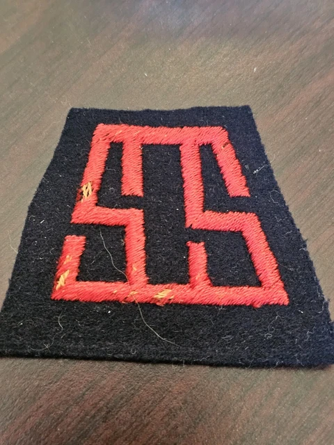 WWI US ARMY Hand Stiched SOS Service Of Supply Wool Patch L@@K!!! $29. ...