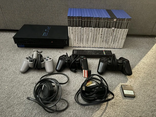 SONY PLAYSTATION 2 Slim Console Pack with Games - Black £94.32 ...