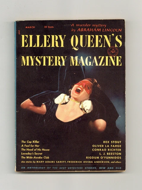ELLERY QUEEN'S MYSTERY Magazine Vol. 19 #100 GD 1952 Low Grade £2.07 - PicClick UK