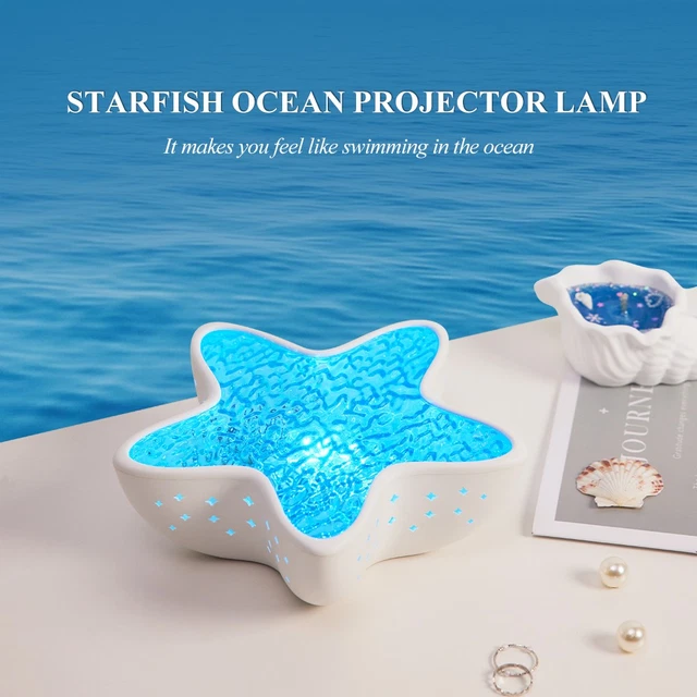 SOOTHING OCEAN EFFECT Star Night Light Suitable for Kids Room & Adult ...
