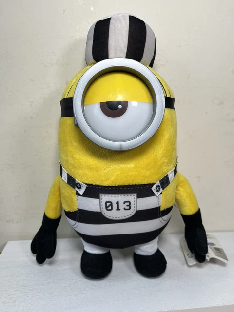 MINION PLUSH STUFFED Toy Jail/Prison Inmate Despicable Me 3 With Tag £ ...