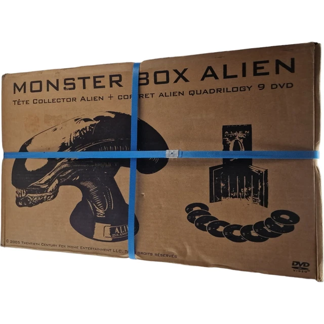 MONSTER BOX TÊTE d'Alien Deluxe Collector +Coffret Digipack Quadrilogy ...