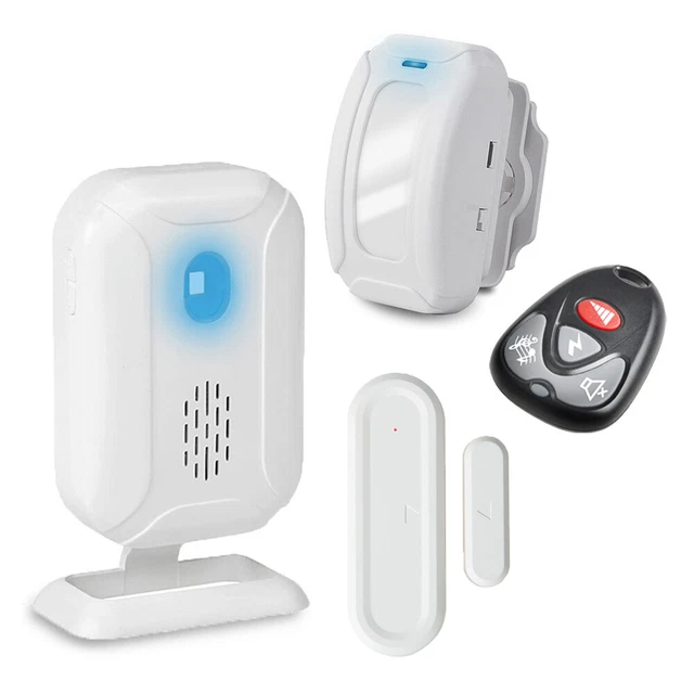 WIRELESS DOOR WINDOW Security Burglar Alarm Infrared Motion Magnetic ...