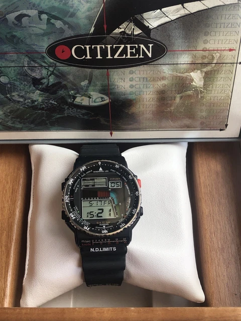 CITIZEN PROMASTER D120 New Old Stock Windsurfing With Box Vintage PVD ...