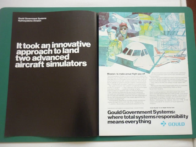 1977 PUB GOULD Government Systems Hydrosystems Division Original Ad EUR ...