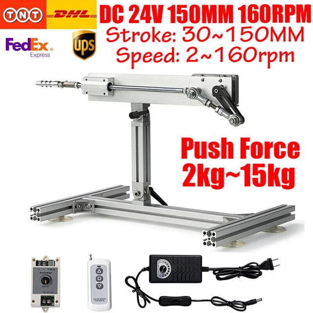 LINEAR ACTUATOR RECIPROCATING Motor DC Motor 12V 24V 80mm 150mm for DIY ...