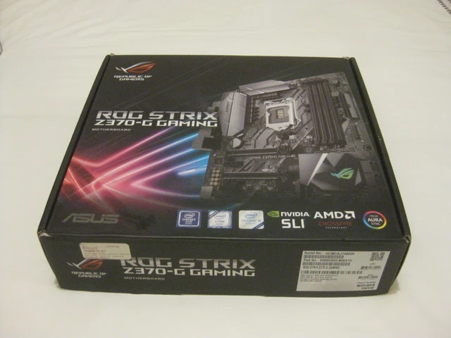 EMPTY MOTHERBOARD BOX - Asus Rog Strix Z370-G Gaming £15.00 - PicClick UK