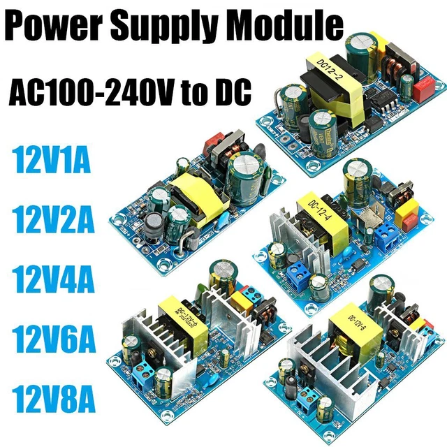 BOARD SWITCH STEP-DOWN Buck Converter Power Supply Module AC100-240V to ...