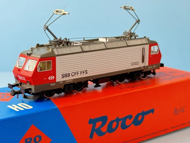 ROCO 'HO' SCALE 43493 Re 4/4 'Sbb Cff Ffs' #10102 Electric Loco Boxed ! $234.28 - PicClick AU