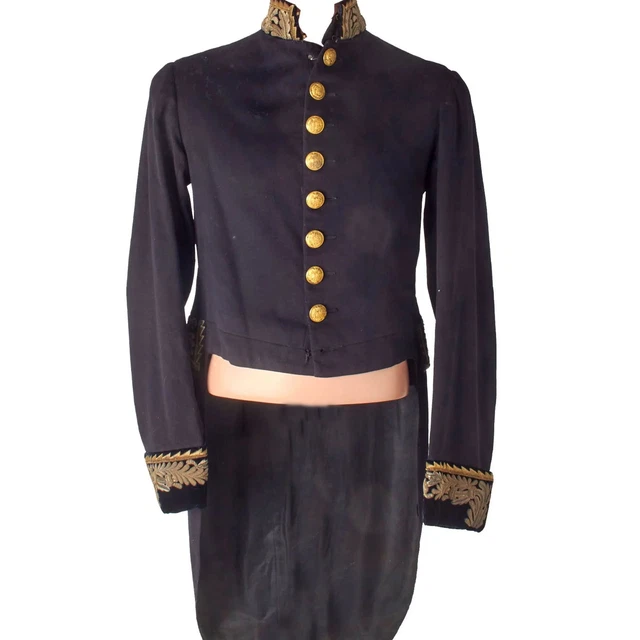 BRITISH WWII ROYAL Court Uniform Tailcoat Colonial Military Navy Blue ...
