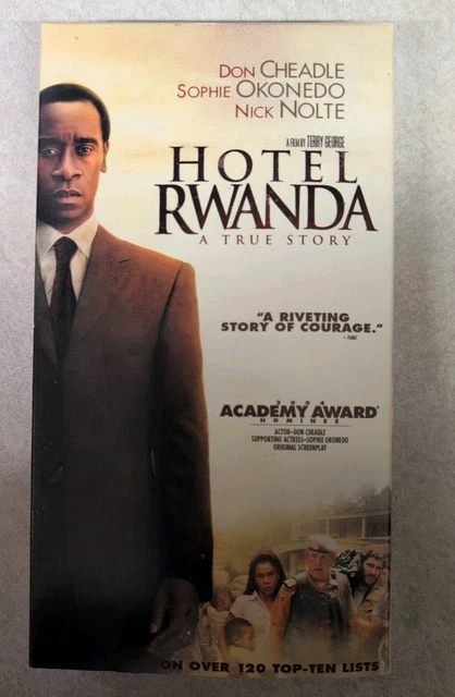HOTEL RWANDA (VHS, 2005) Don Cheadle Joaquin Phoenix **Buy 2 Get 1 Free ...