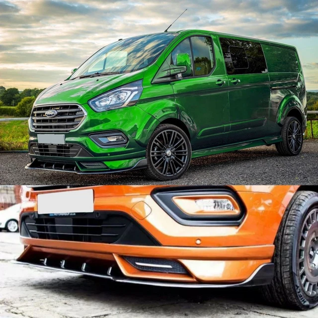 FORD TRANSIT CUSTOM 2018 Bodykit V2 Front Bumper Lip Kit Transit ...