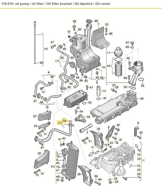 AUDI R8 OIL Cooler Hose Line to Engine 420117413L £156.99 - PicClick UK