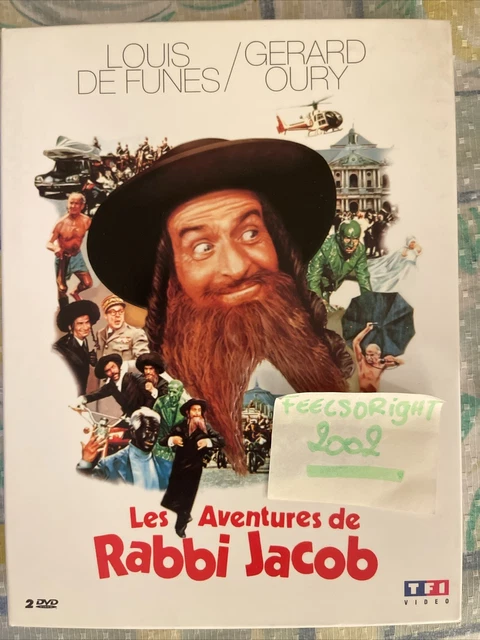 LES AVENTURES DE Rabbi Jacob Louis De Funes Gérard Oury Coffret 2 Dvd ...