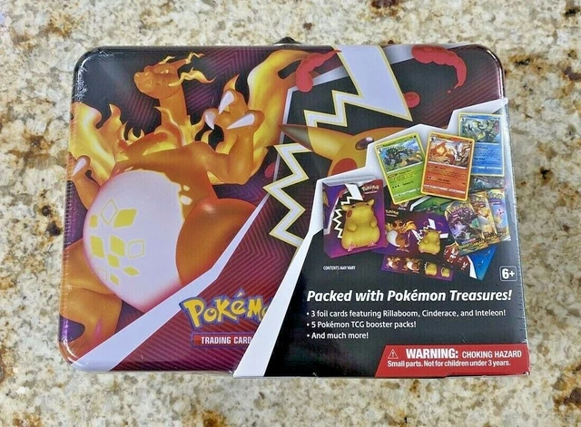 POKEMON CHARIZARD PIKACHU Lunch Box Collector's Chest Pokemon Cards ...