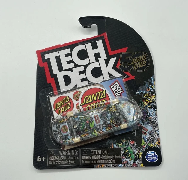 TECH DECK ULTRA Rare Santa Cruz 50 Years Kevin Braun Finger Skateboard ...