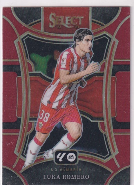 PANINI SELECCIONE 2023-24 La Liga Fútbol N º 188 Luka Romero Red Prizm ...