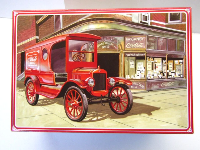 AMT 1:25 SCALE 1923 Ford Model T "Coca-Cola" Delivery Model Kit ...
