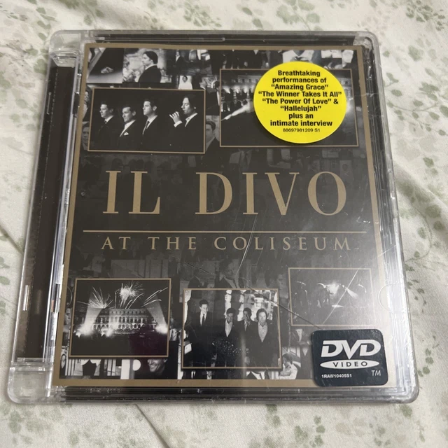 IL DIVO AT THE COLISEUM NEUF DVD Amazing Grace Power Of Love Hallelujah ...