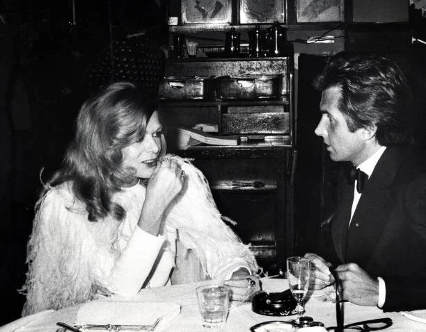 MELINA MERCOURI AND George Hamilton at Melina Mercouri and G - 1974 Old ...