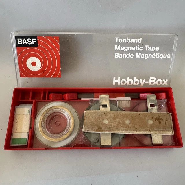 VINTAGE BASF HOBBY Box Magnetic Tape Repair Kit Reel to Reel ...