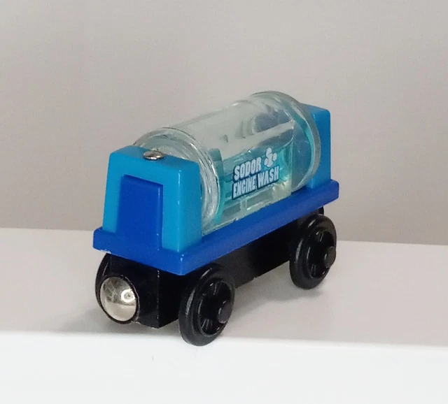 THOMAS FRIENDS SODOR Engine Wash Tanker Toy Vehicle Figure Wooden ...