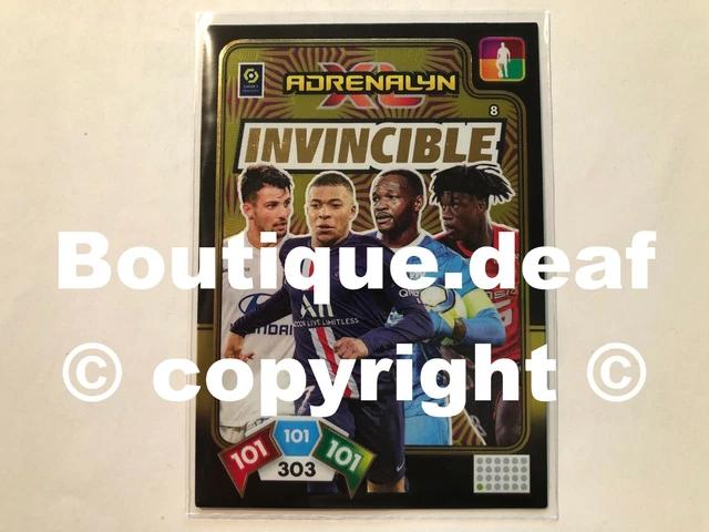 ADRENALYN 2020/2021 CARTE CARD INVINCIBLE ROOKIE Mbappe Camavinga FOOT ...