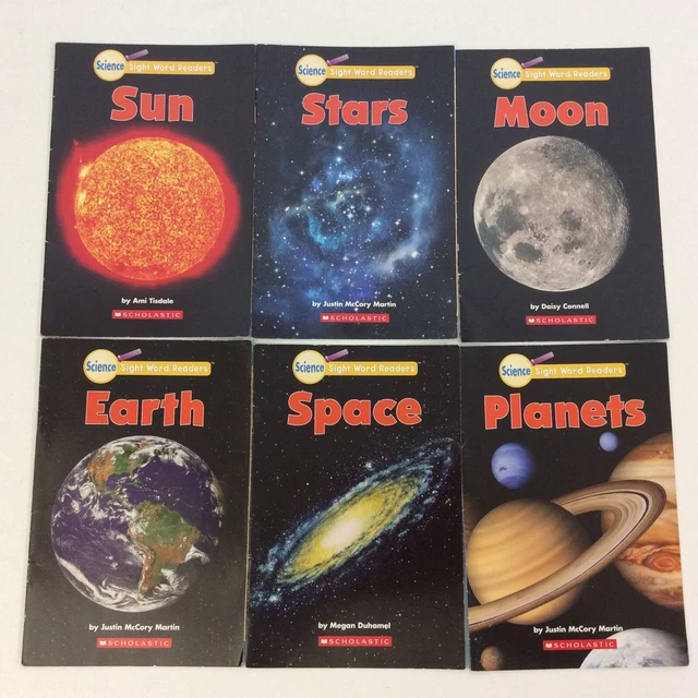 KINDERGARTEN 1ST GRADE Science Sight Word Readers 6 Space Scholastic ...