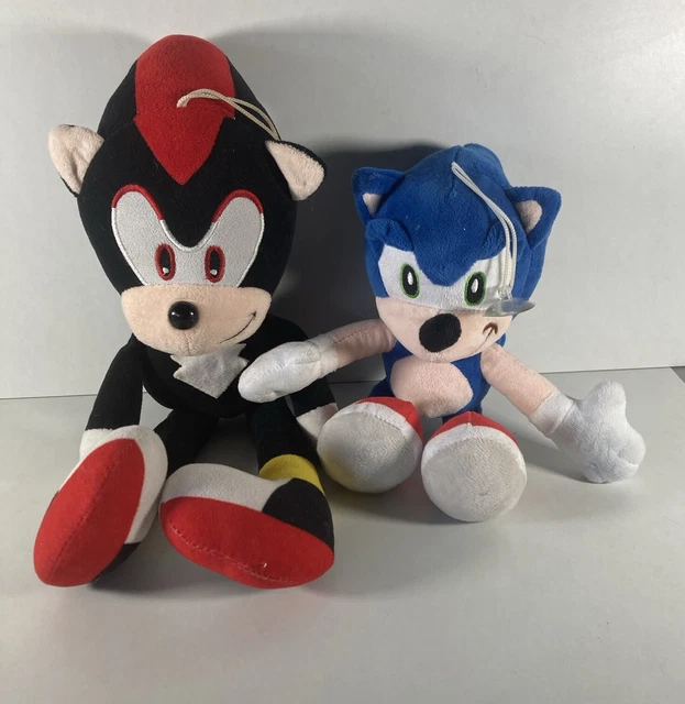SONIC THE HEDGEHOG & Shadow plush Suction Window Hanger Soft Toy £15.00 ...