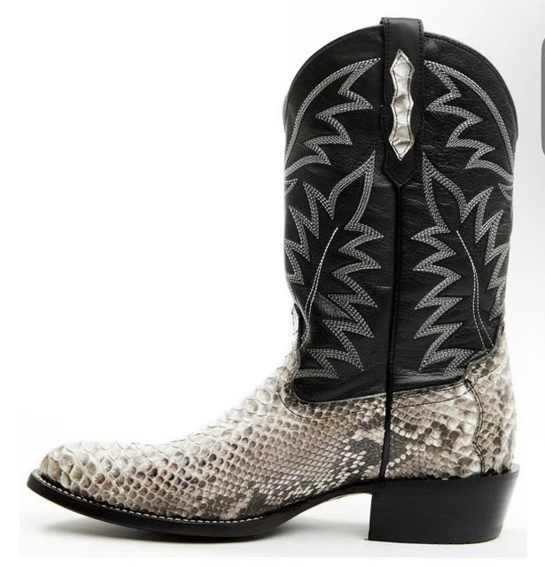 DAN POST MEN'S Handcrafted Exotic Natural Python Boots Size 8D £147.91 - PicClick UK