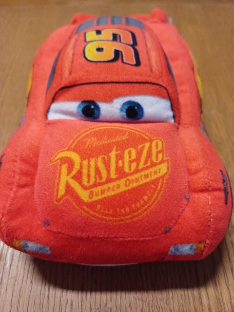 DISNEY PIXAR CARS RUSTEZE Lightning McQueen Plush Soft Toy 11” Red race car £12.00 - PicClick UK