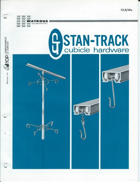 BROCHURE - WATROUS - Stan-Track - Cubicle IV Hardware Hospital - c1978 ...