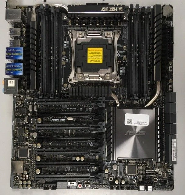 ASUS X99-E WS LGA2011-v3 DDR4 M.2 Dual LAN Server Workstation ATX ...