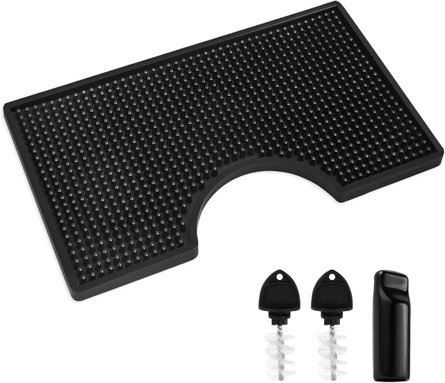 KEGERATOR BAR MAT PVC Keg Drip Mat Kegerator Tower Beer Drip Tray Non ...