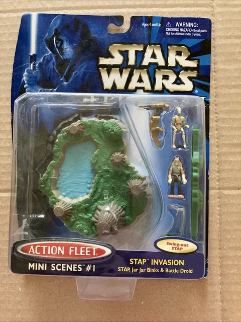 STAR WARS-EPISODE ONE-MICRO Machines Action Fleet Mini Scenes #1 - Stap ...