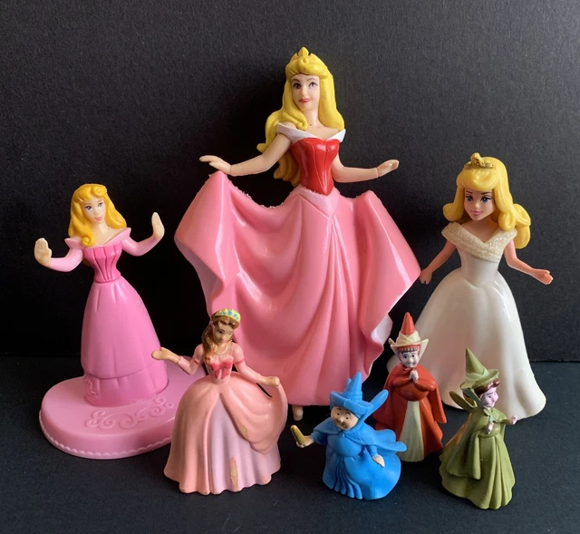 7 COLLECTABLE DISNEY Princess Aurora Sleeping Beauty Toys Figures Good ...