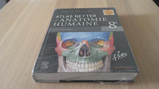 ATLAS NETTER D'ANATOMIE humaine Frank Netter Elsevier Masson (8ème ...