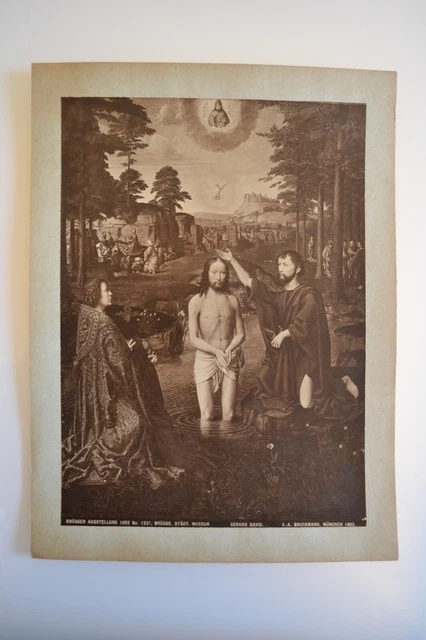 ANCIENNE PHOTO ALBUMINE vers 1880 de tableau ancien Gheeraert David EUR 9,90 - PicClick FR