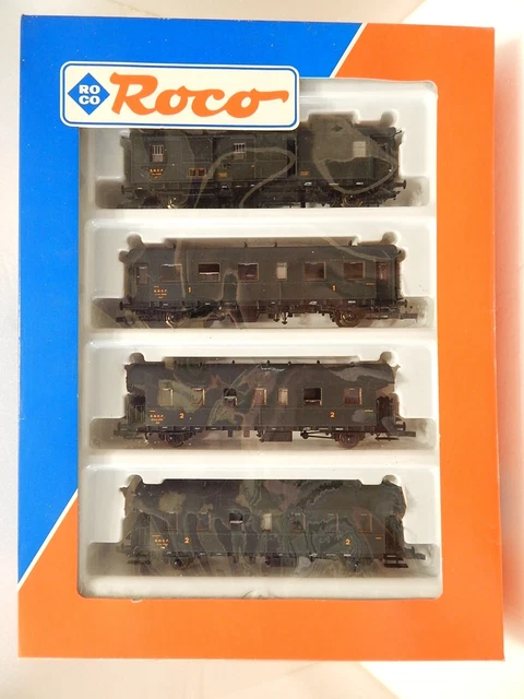 ROCO COFFRET VOITURES Et Fourgon Ancien Sncf Ref 44052 Ho EUR 200,00 - PicClick FR