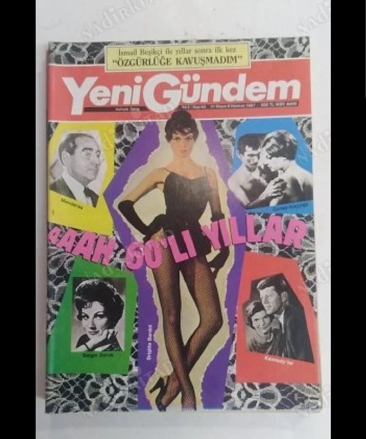 JOHN F KENNEDY Jackie Kennedy brigitte bardot 1987 rare magazine £24.56 ...