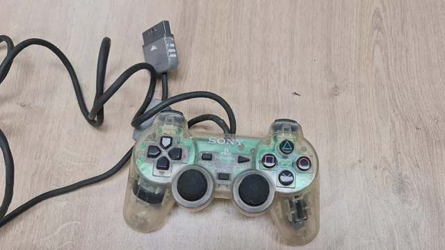 MANETTE OFFICIELLE PLAYSTATION 1 PS1 dualshock transparent SONY-scph ...