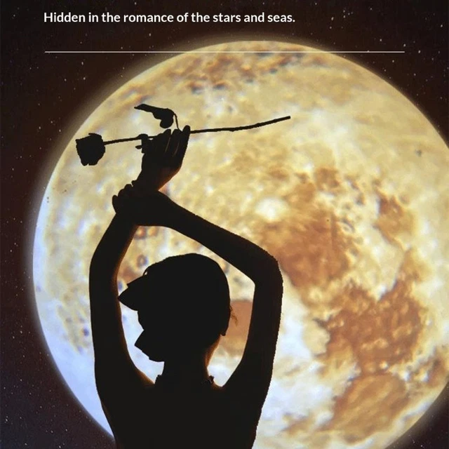 MOON STAR PROJECTOR Light for Vehicle Bedroom Ceiling Party Decorative ...